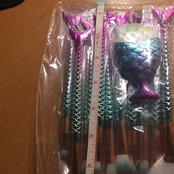 Makeup | 11 Piece Mermaid Brush Set | Poshmark